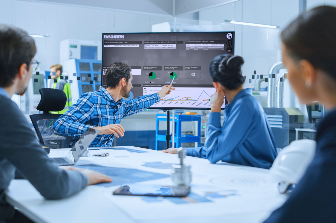 Digital flow of calibration data | Beamex