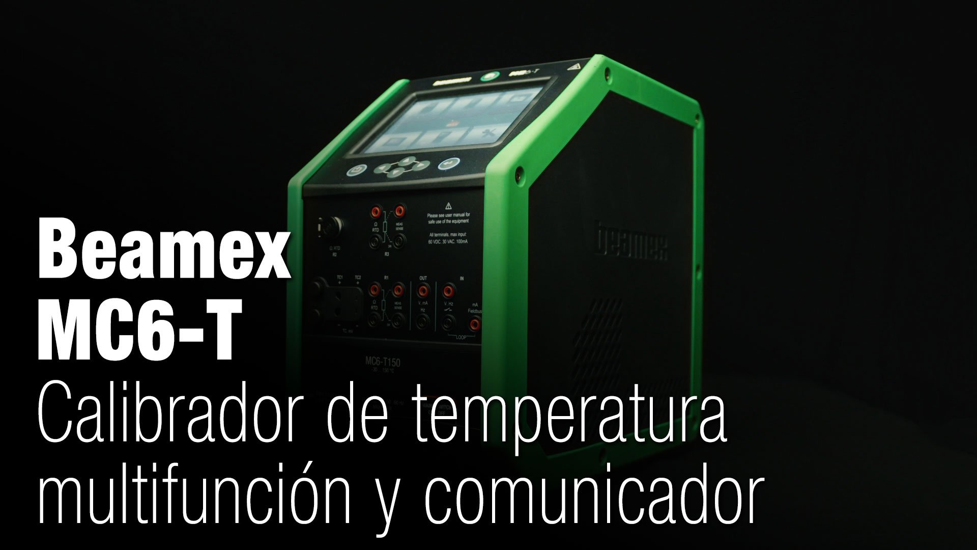 Calibrador de temperatura MC6-T | Beamex Vídeo