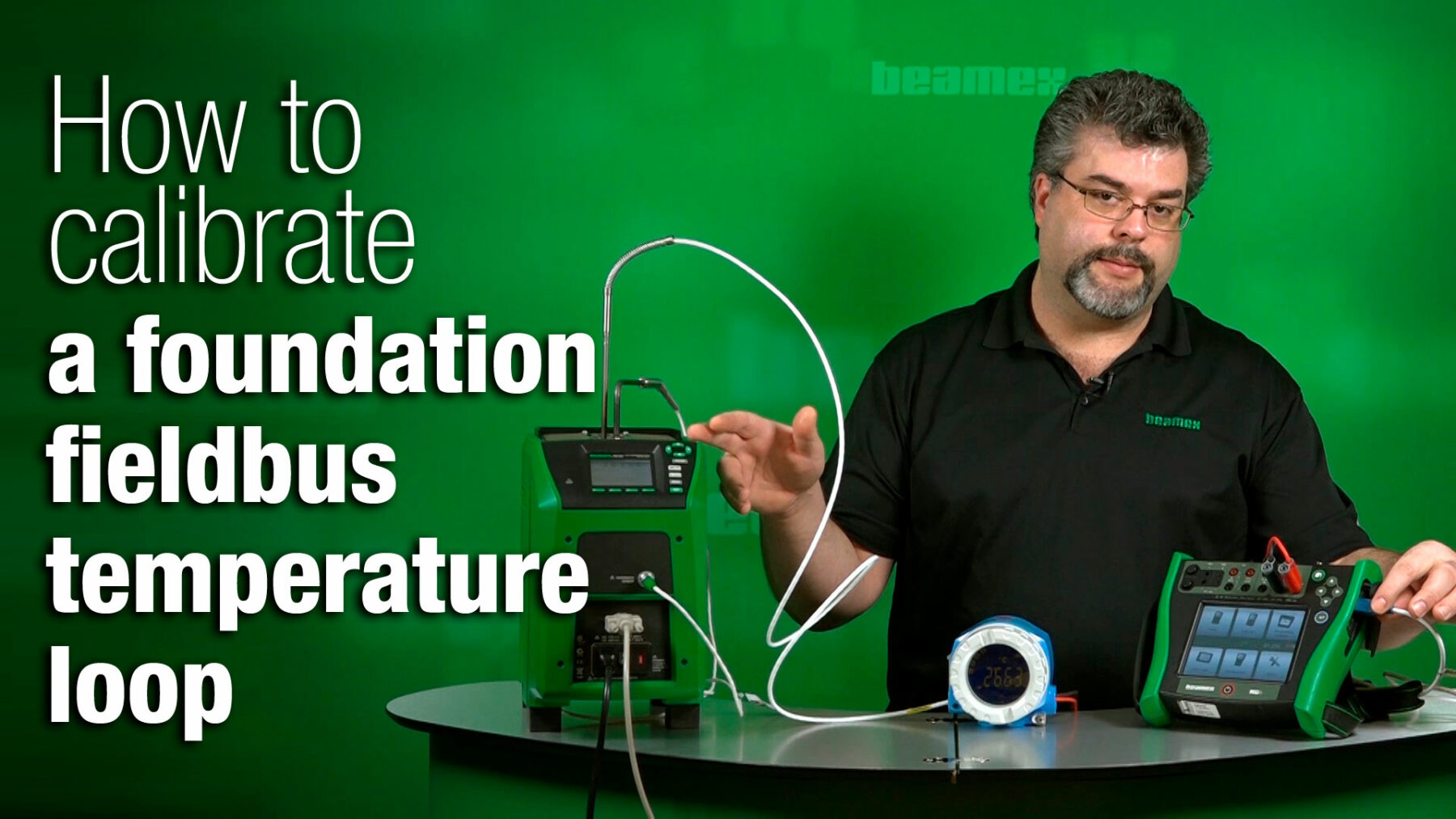 How to calibrate a Foundation Fieldbus temperature transmitter | Beamex