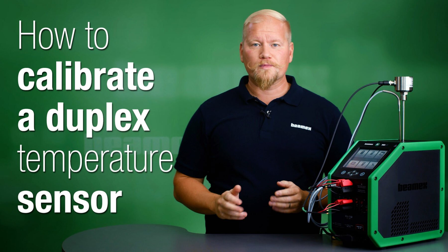 How to calibrate a Pt100 temperature sensor with Beamex MC6-T | Beamex