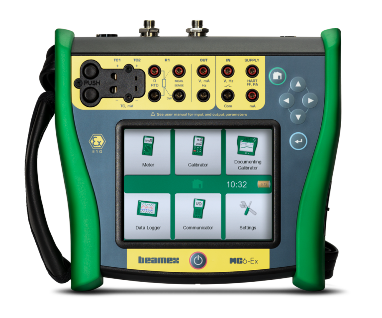 MC6-Ex Intrinsically Safe Advanced Field Calibrator and Communicator ...