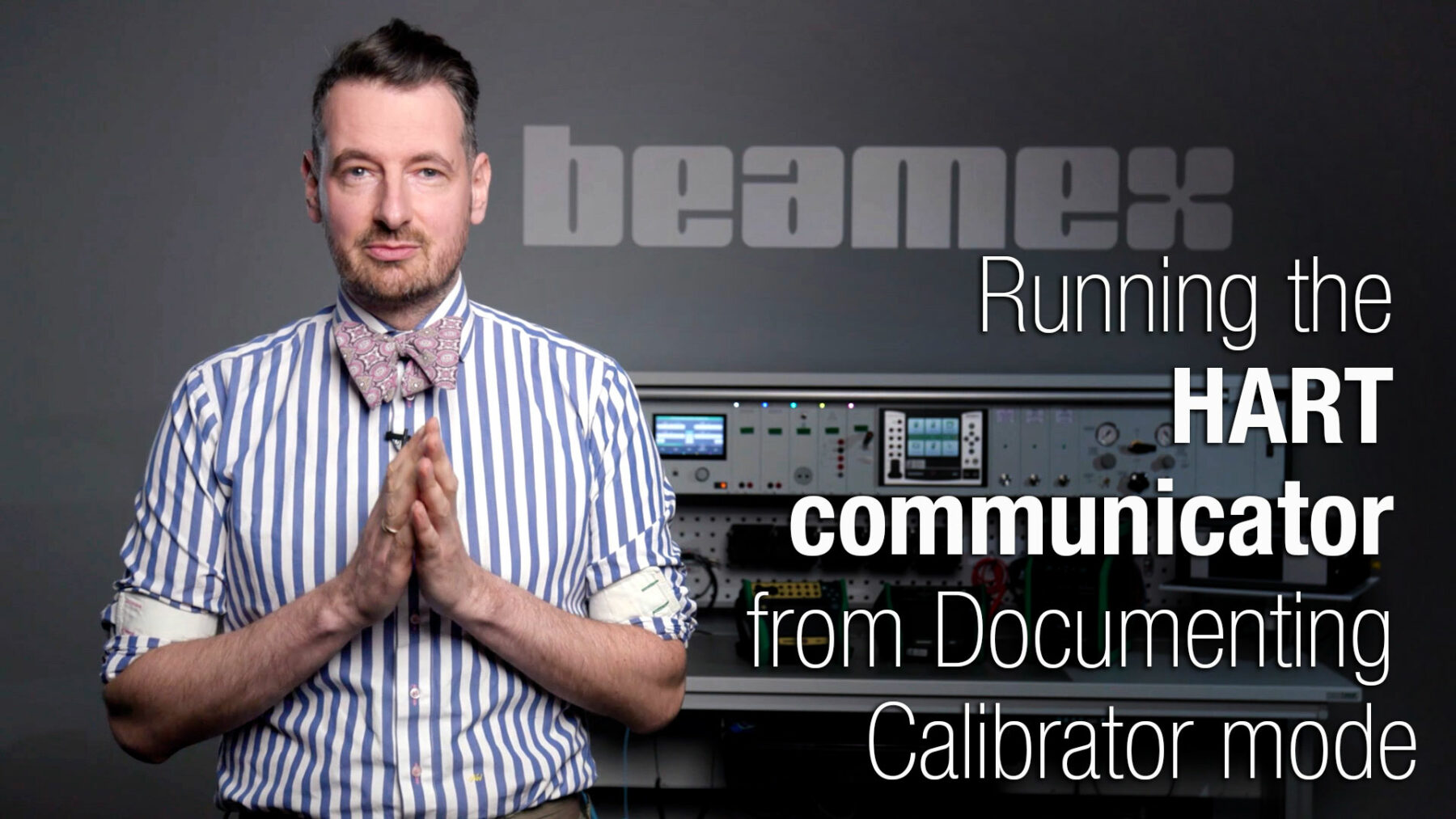 Running the HART communicator from Documenting Calibrator mode | Beamex